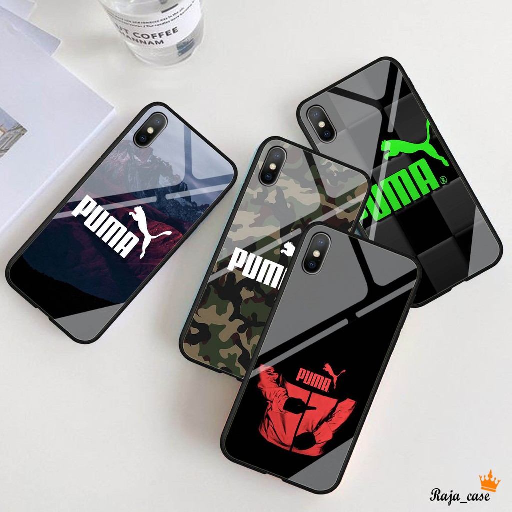 เคสมือถือซิลิโคนลายโลโก้ Puma S76 สําหรับ Oppo Vivo Realme Samsung