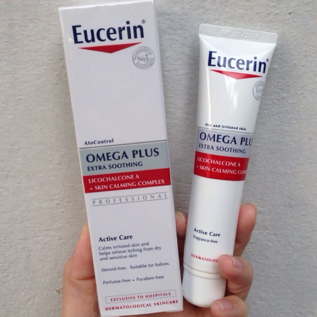 Used Eucerin Omega Plus Extra Soothing มีขายเฉพาะในโรงพยาบาล | Shopee ...