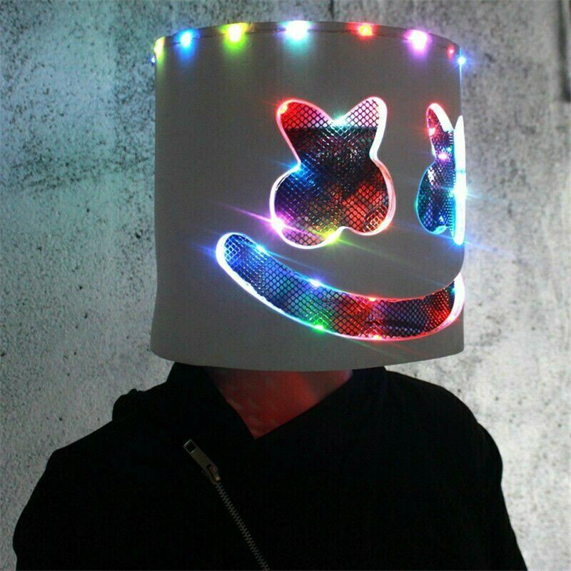 หน้ากากคอสเพลย์ Led Marshmello-Dj 1 ชิ้น - veveean.th - ThaiPick