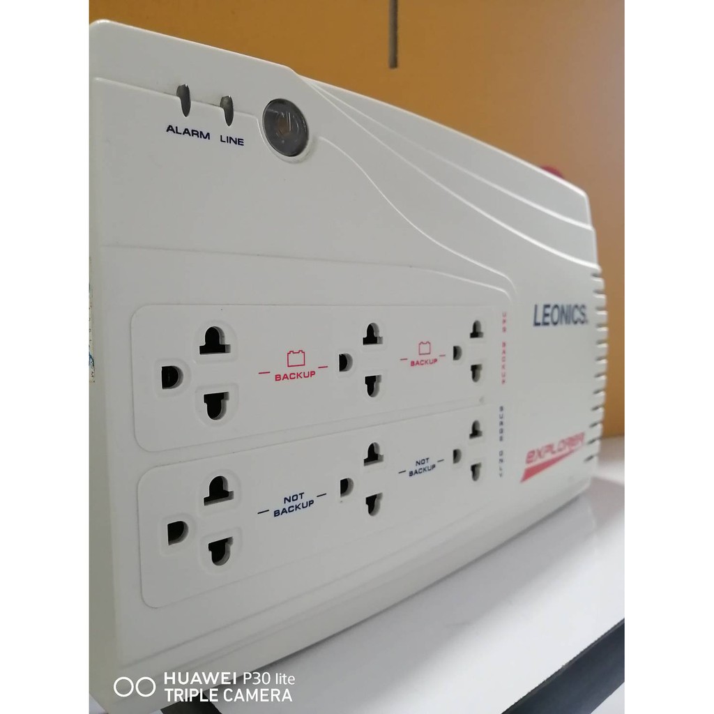 UPS (เครื่องสำรองไฟ)(เครื่องมือสอง) LEONICSรุ่น EXPLORER-1000 1000va ...