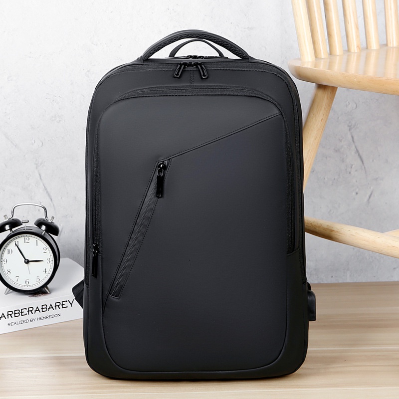 2022 Large Capacity Mens Expandable Backpacks USB Charging port 16 inch ...