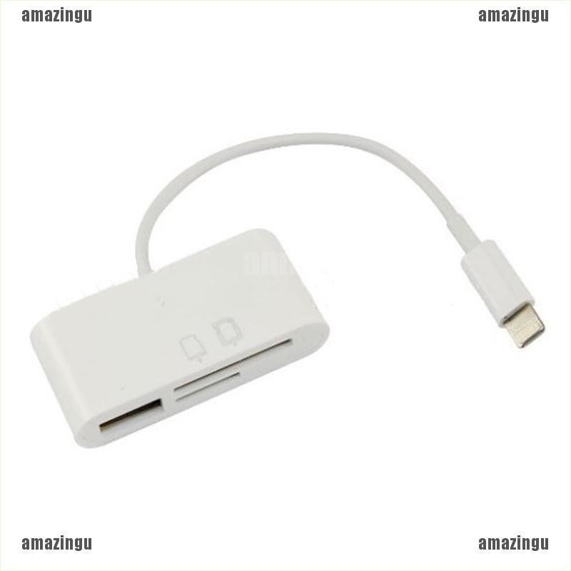 อะแดปเตอร์การ์ดรีดเดอร์เชื่อมต่อ Micro Usb สําหรับ Iphone Ipad ...