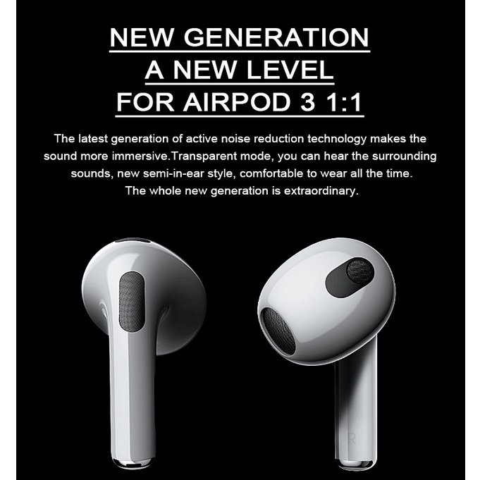 New Inpods 3 รุ่นใหม่ล่าสุด2021 11 เปลี่ยนชื่อได้ มี Gps การชาร์จแบบไร้ ...