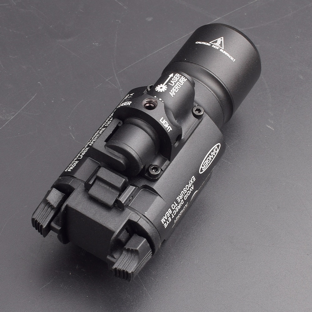 Airsoft Surefir X400U Ultra Led Handgun Flashlight with Green Laser ...