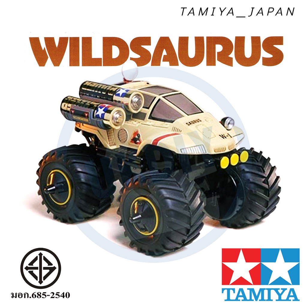TAMIYA 17006 รถแข่ง ทามิย่า JAPAN แท้ TAMIYA WILD SAURUS 1/32 WILD MINI ...