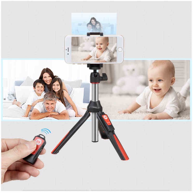 Portable Tripod Selfie Stick for Mobile Phone Photo Taking Live ...
