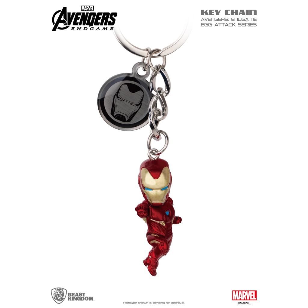 BEAST KINGDOM Avengers Endgame Egg Attack Key Chain Series (Keychain ...
