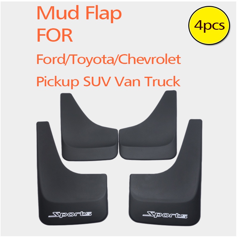 Universal Car Mud Flaps Front Rear Styling Mudguards Splash Guard ...