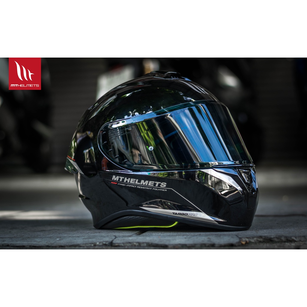 MT Helmet TARGO PRO SOLID - GLOSS BLACK | Shopee Thailand