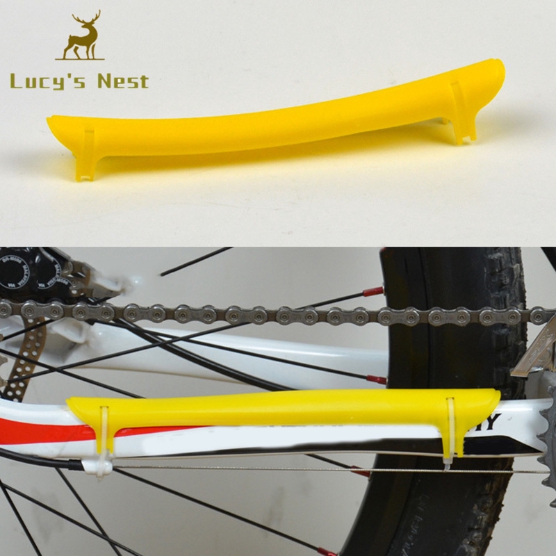 8pcs Rubber Bike Chain Protective Cover Frame Chain Chainstay Guard Pad ...