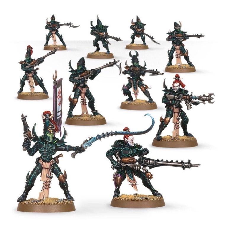 Drukhari - Kabalite Warriors (10) - Warhammer 40k 40,000 Combat Patrol ...