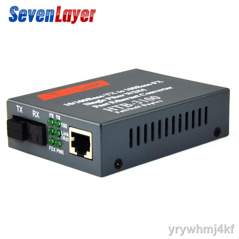 Fast Ethernet switch 4 RJ45 1 SC fiber Port 10/100M Converter Fiber ...