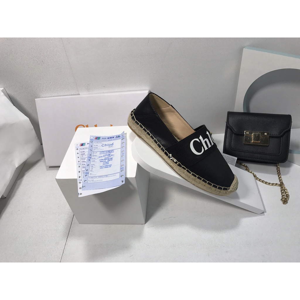 [COD] ☼CHLOE 2021 ใหม่ Slip-On รองเท้าลำลอง Woody Flat Mules Women ...