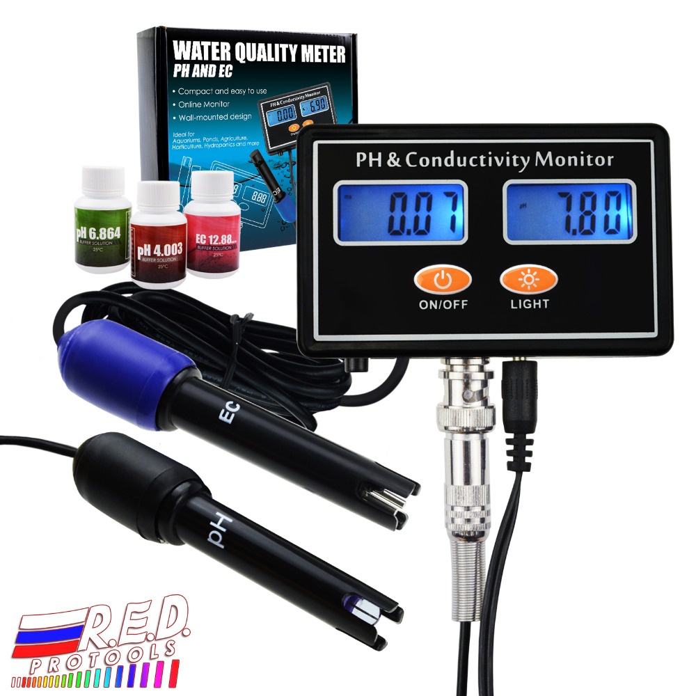 คุณภาพน้ำเครื่องตรวจจับOnline HEC Conductivity Monitor Meter Tester ATC ...