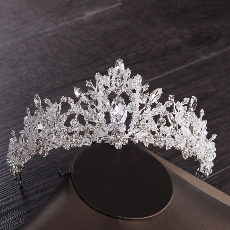 Bridal Wedding Tiara Princess Crystal Crown Korea Zircon Hair ...