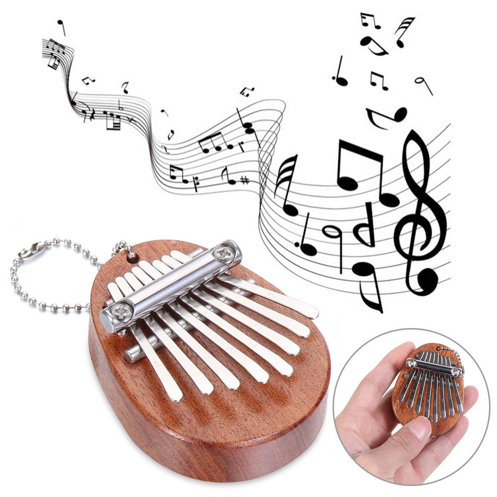 8 Key Mini Kalimba Exquisite Finger Thumb Piano Marimba Musical Good ...