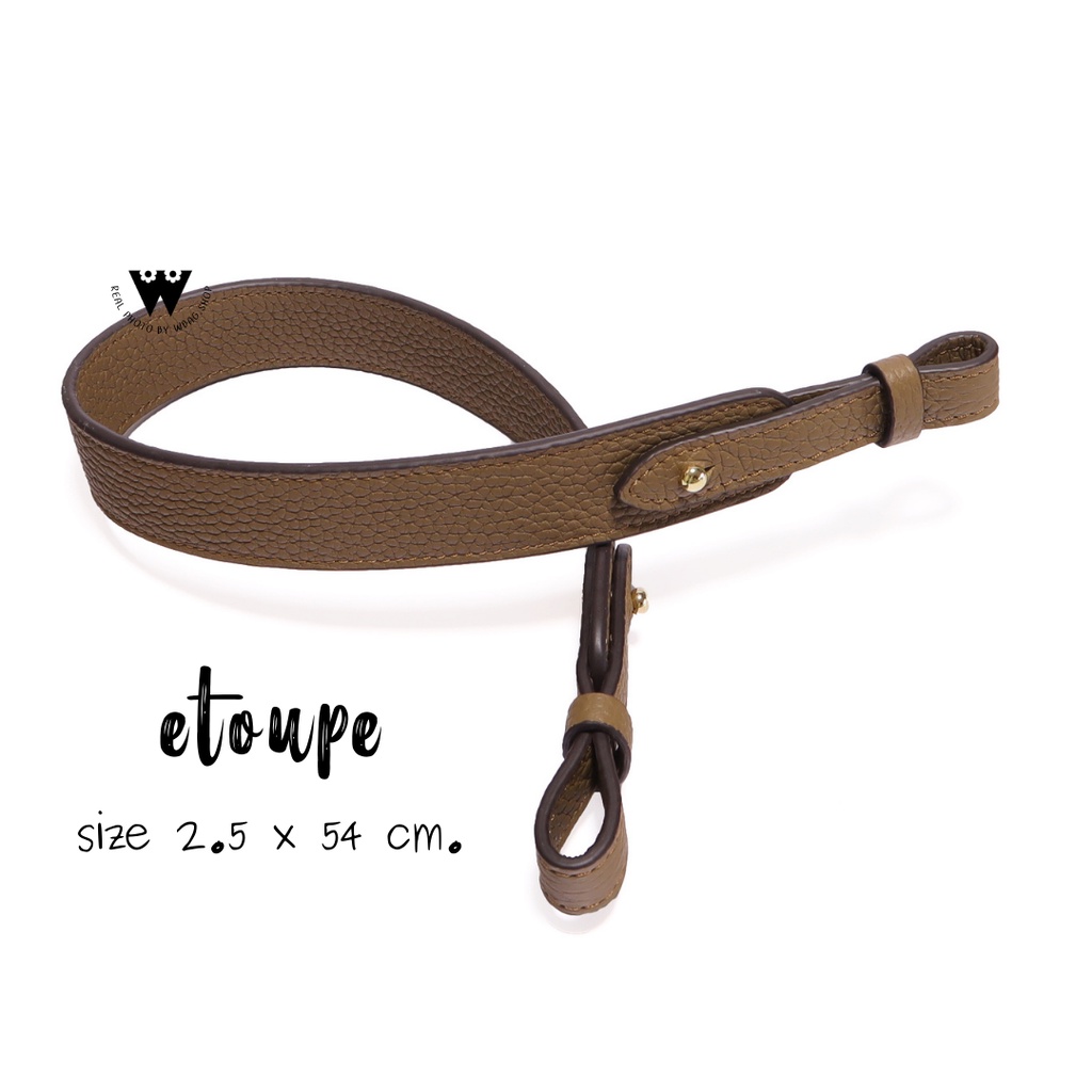 พร้อมส่ง สายหนัง Texture Clemence ถอดตะขอออกเพิ่มได้ สำหรับสไตล์ Hermes ...