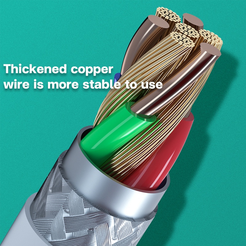 พร้อมส่งสายชาร์จ 100W 6A สายชาร์จเร็ว USB-MicroType-C Fast charging ...