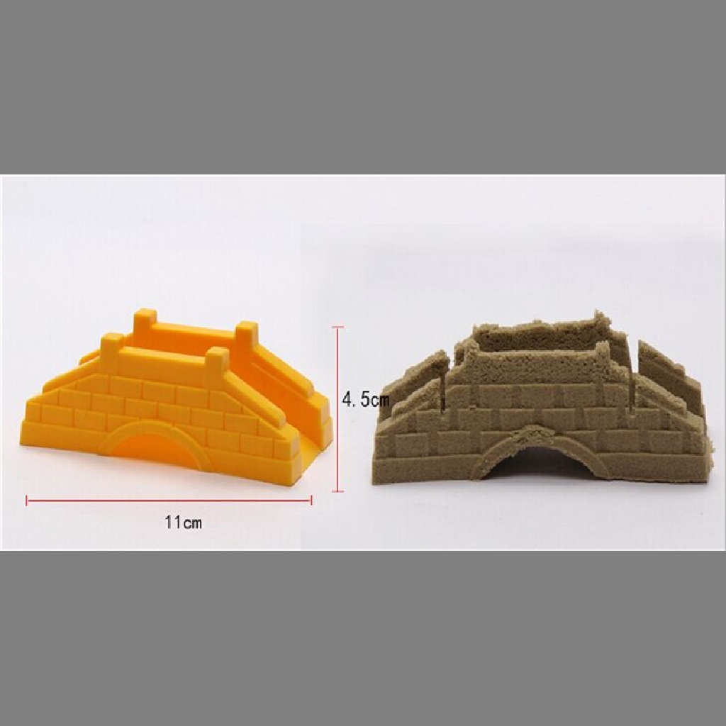 TGST 4Pcs Plastic Castle Building Model Mold Beach Fun Toys For Kids ...