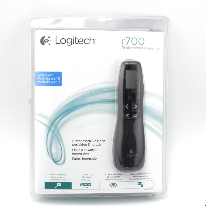 Logitech R700 2.4 GHz Remote Control age Turning red Laser ointers ...