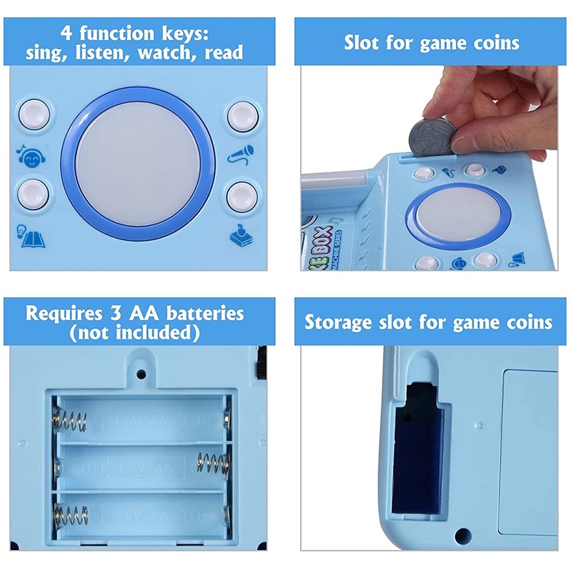 BChildren39s Karaoke Speaker Kids Jukebox with Microphone - Portable ...