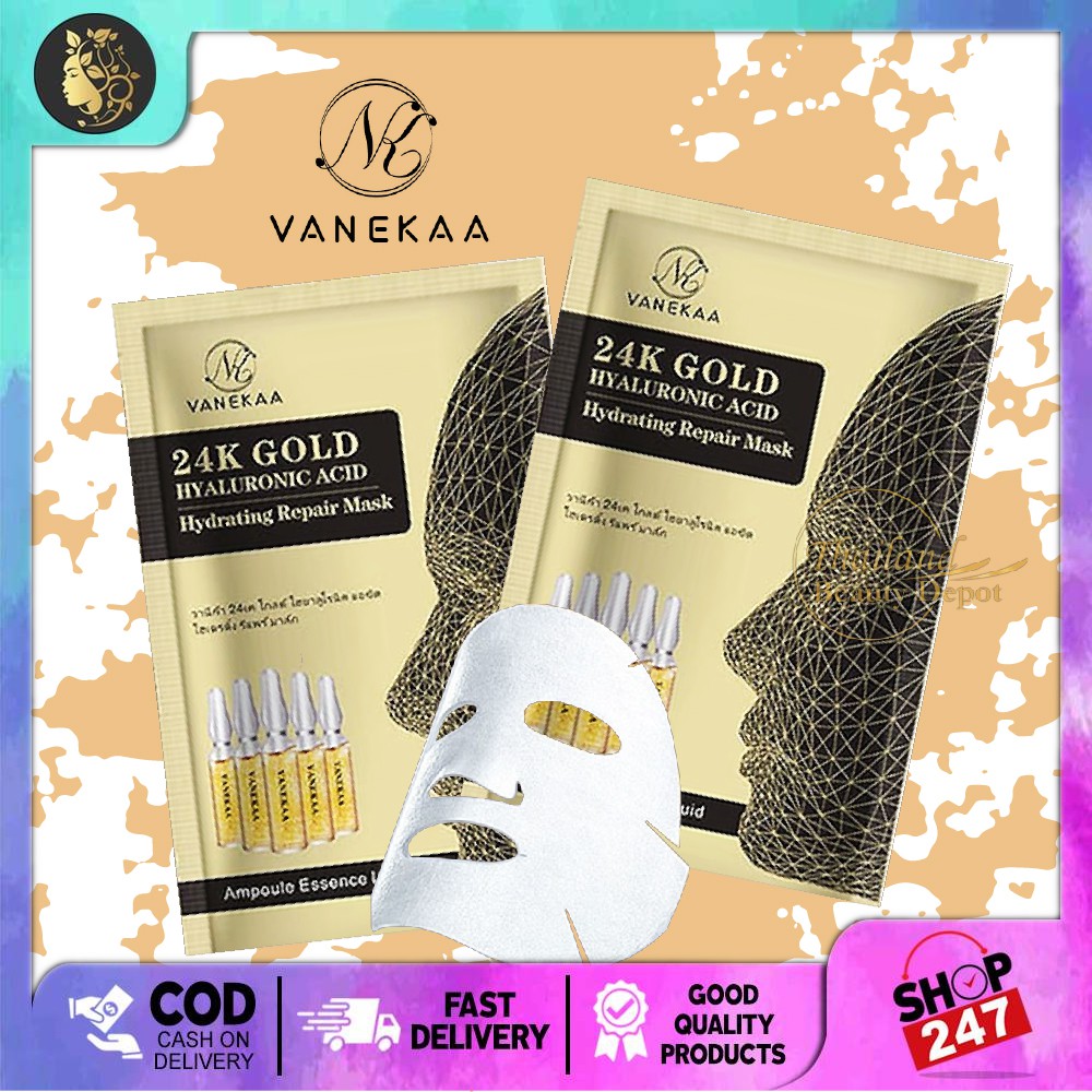 VANEKAA 24K GOLD NIACINAMIDE SLEEPING MASK - starcosmeticth - ThaiPick