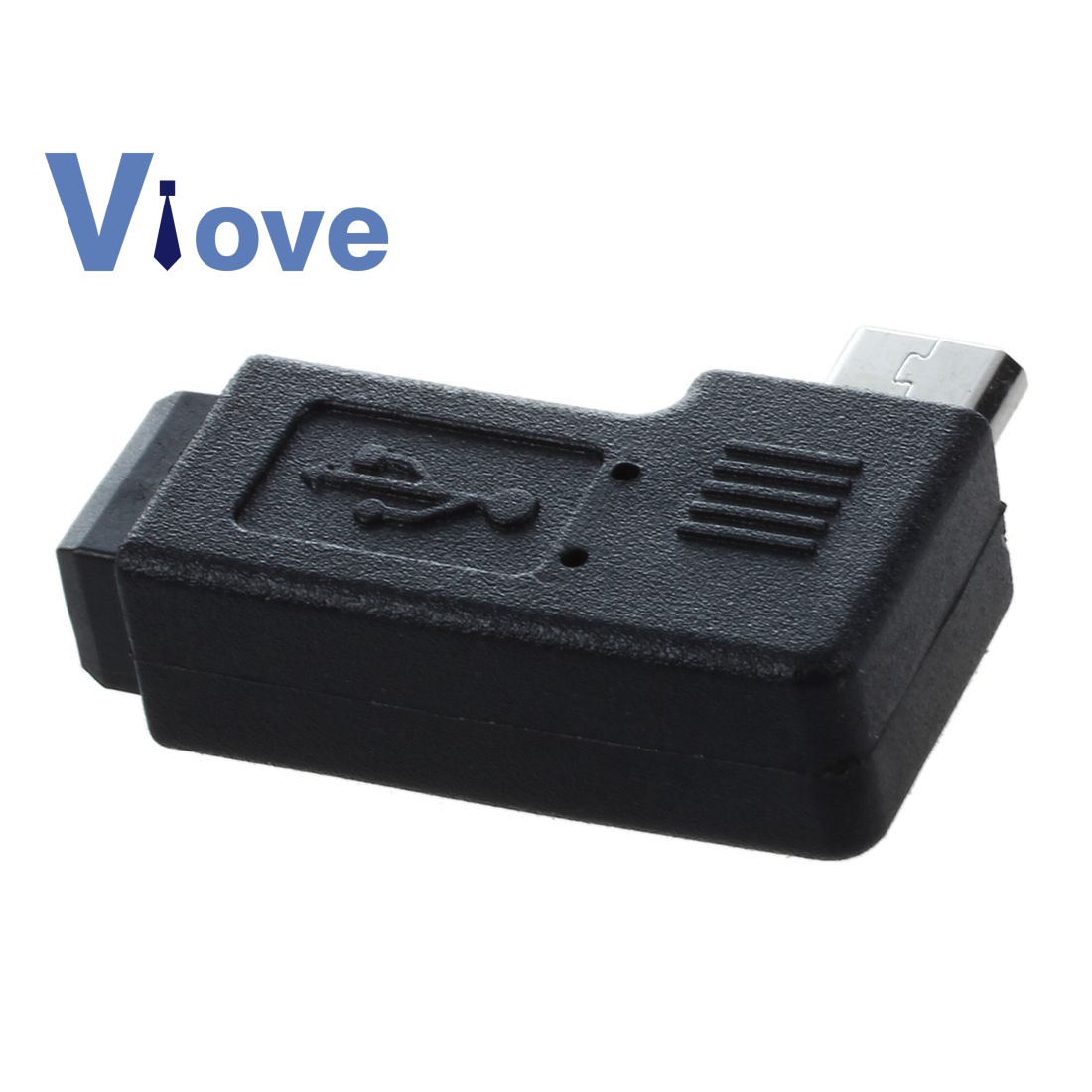 อะแดปเตอร์เชื่อมต่อ Micro Usb Male To Mini Usb 5 Pin Female Plug Right ...