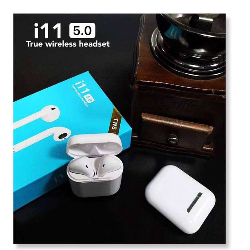 ชุดหูฟังบลูทูธไร้สายสำหรับ New i11 TWS Bluetooth 5.0 Headset ต้นฉบับ ...