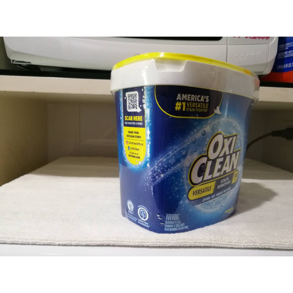 OxiClean ผงขจัดคราบ ออกซี่คลีน เวอร์ซายล์ สเตน รีมูฟเวอร์ สูตรปลอดคลอรีน และใช้ได้กับผ้าสี กล่อง ...