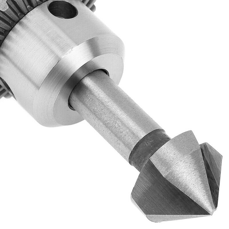 1 Set Hard Metal Three Edge Chamfer Chamfering End Mill Cutter Round ...
