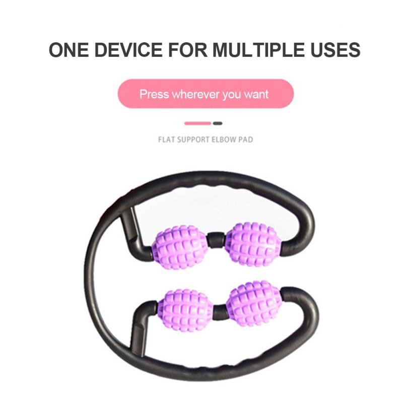 360 Degree Massager Leg Muscle Relaxation Roller Ring Clamp Massage ...