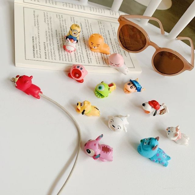 Cable bite ลายการ์ตูน ตัวถนอมสายชาร์จ กันสายหัก - supercase - ThaiPick