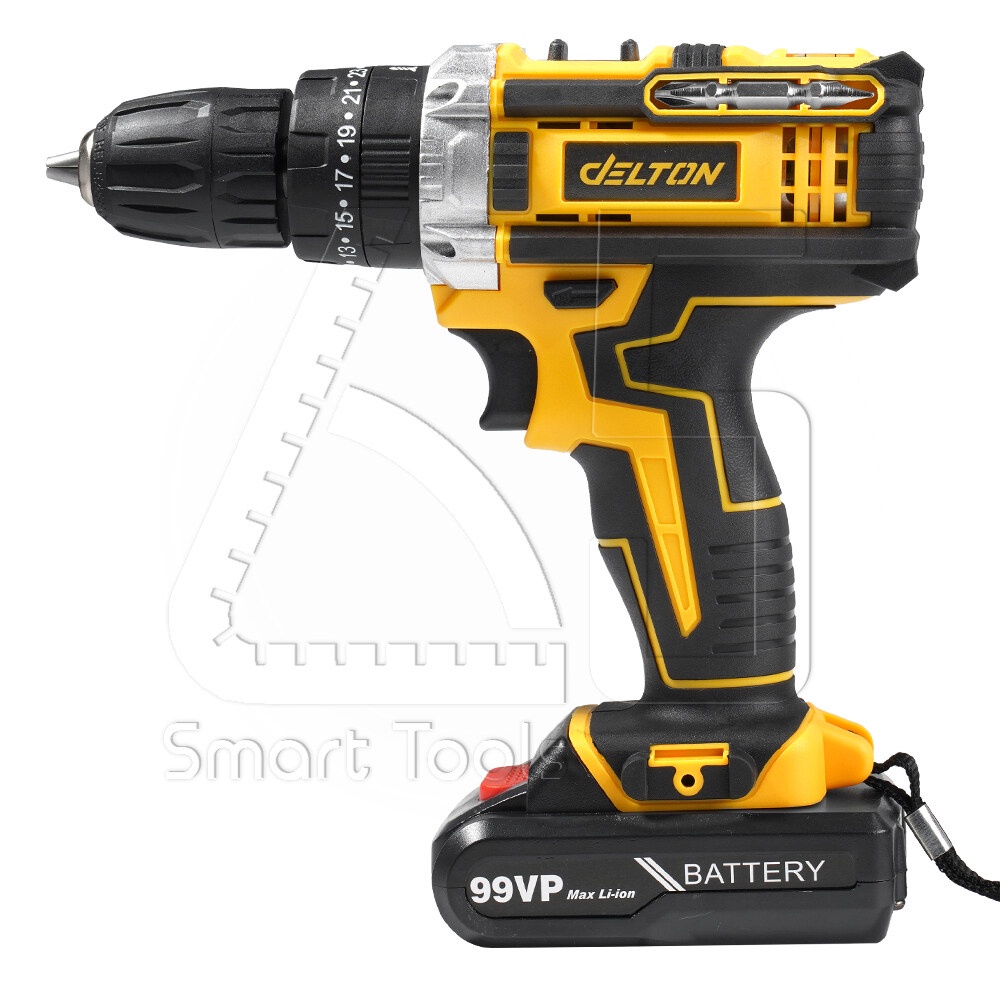 DELTON สว่านไร้สาย สว่าน 99V 3 ระบบ มีระบบกระแทก Cordless Impact Drill แบตเตอรี่ Li-ion อย่างดี ...