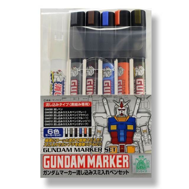 GMS122 GUNDAM MARKER POUR TYPE SET | Shopee Thailand