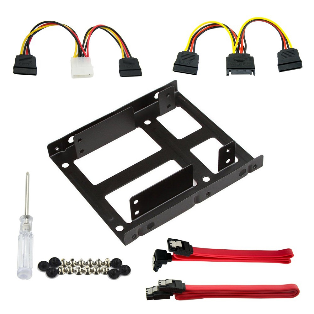 Bracket Drive Durable Screw Sata Data Cable Mounting Kit Internal Hard ...