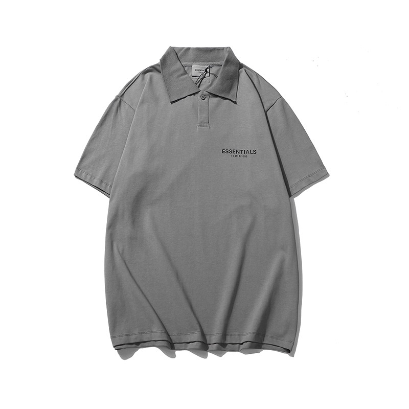 Essentials letter reflective T-shirt POLO lining short-sleeved FOG men ...