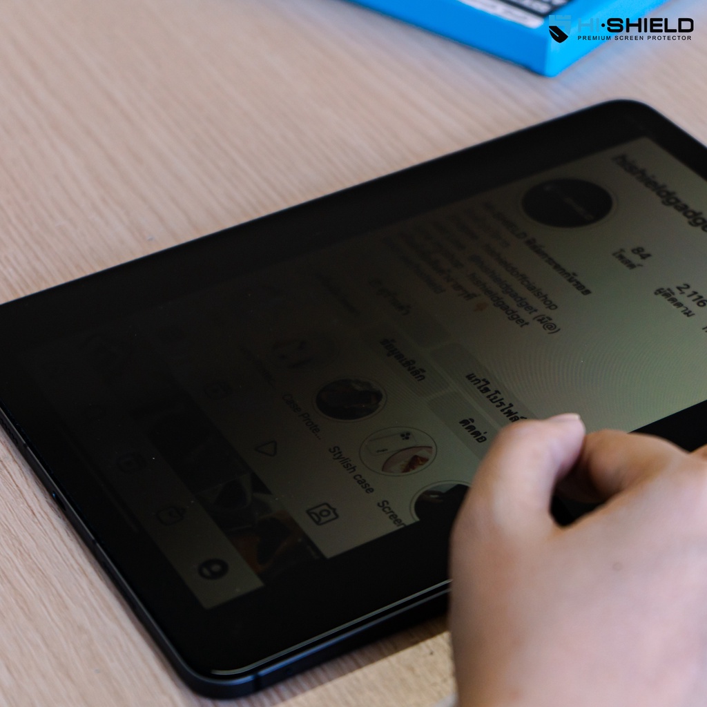 ฟิล์ม iPadHI-SHIELD ฟิล์มกระจก iPad Privacy Glass iPad Pro iPad Air4 ...