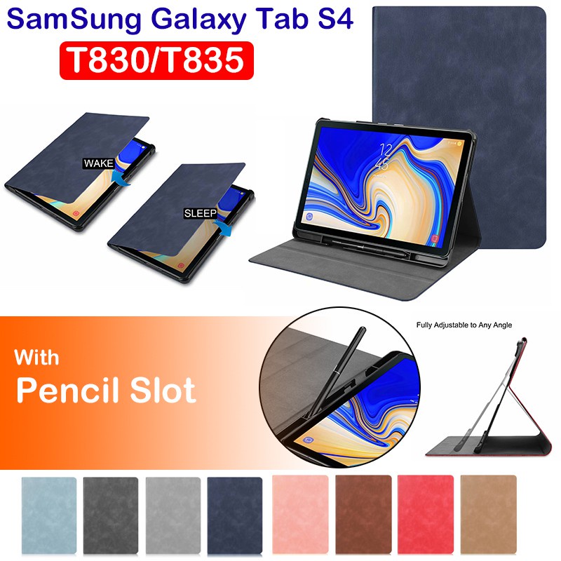 ซัมซุงกาแล็กซีแท็บ S4 10.5 SM-T835 T830 T835 2018 เคสฝาครอบสมาร์ท slot | Shopee Thailand