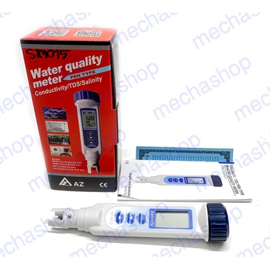เครื่องวัดความเค็ม เครื่องวัดน้ำเค็ม AZ 8372 Water Quality Salinity ...