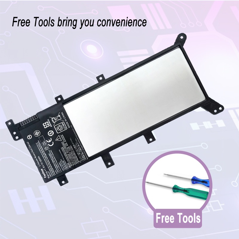 Fanhua C21N1347 Laptop Battery with Free Tools for ASUS X554L X555 ...