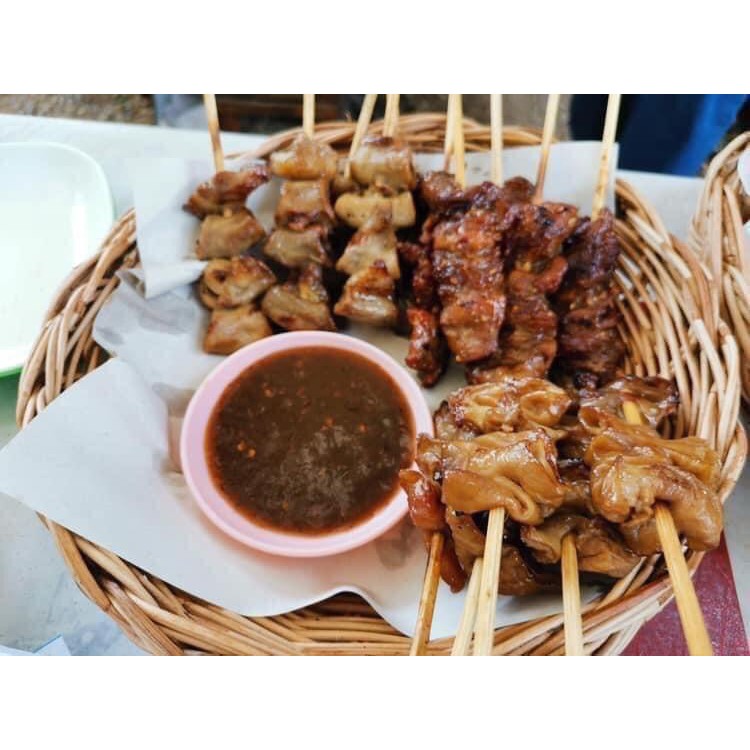 เนื้อย่างโคขุนไส้หมูเสียบไม้ | Shopee Thailand