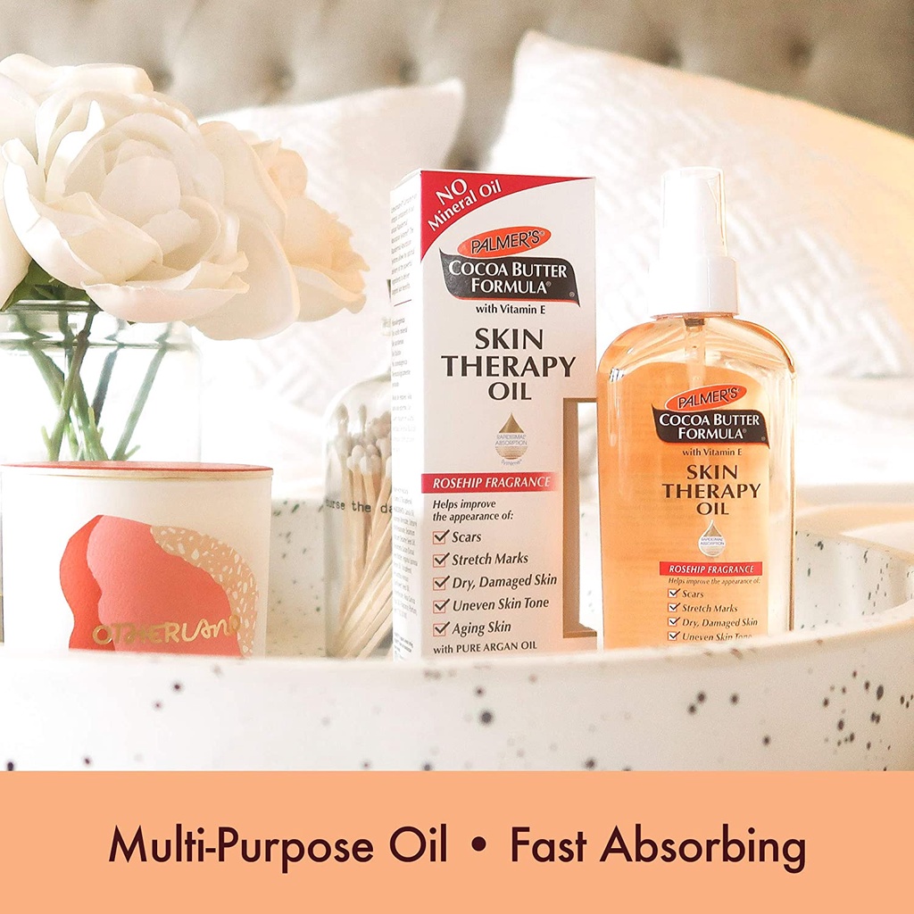 พร้อมส่งแท้ ออยทาตัวนางแบบ ขวดใหญ่ PALMERS Cocoa Skin Therapy Oil ...