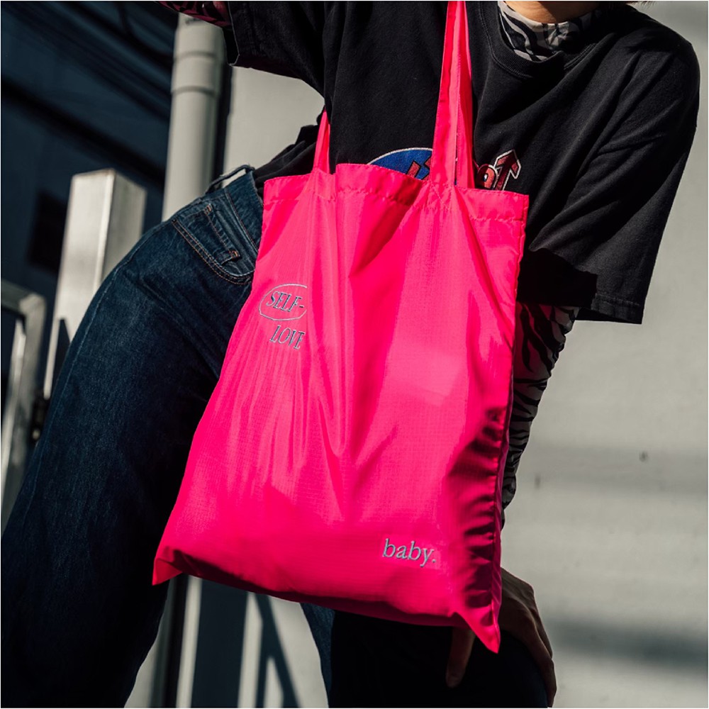 Phew Tote Bag (Neon Pink) | Shopee Thailand