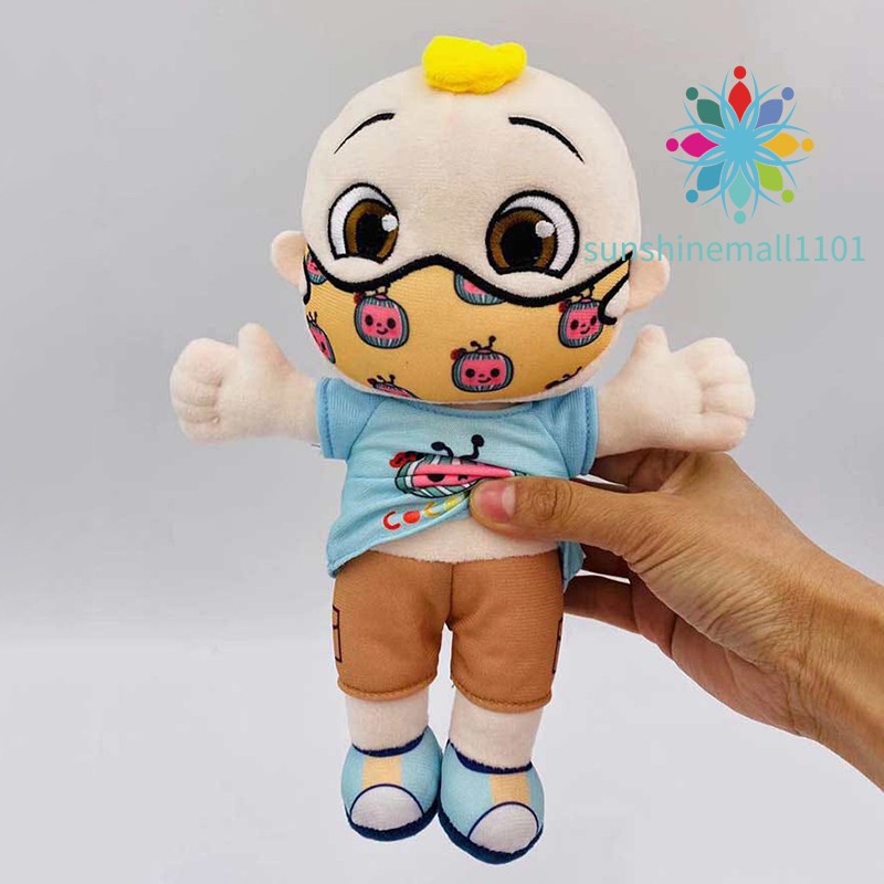 SM01 Cocomelon JJ Plush Toy 26cm/10in Boy Stuffed Doll Educational Kids ...