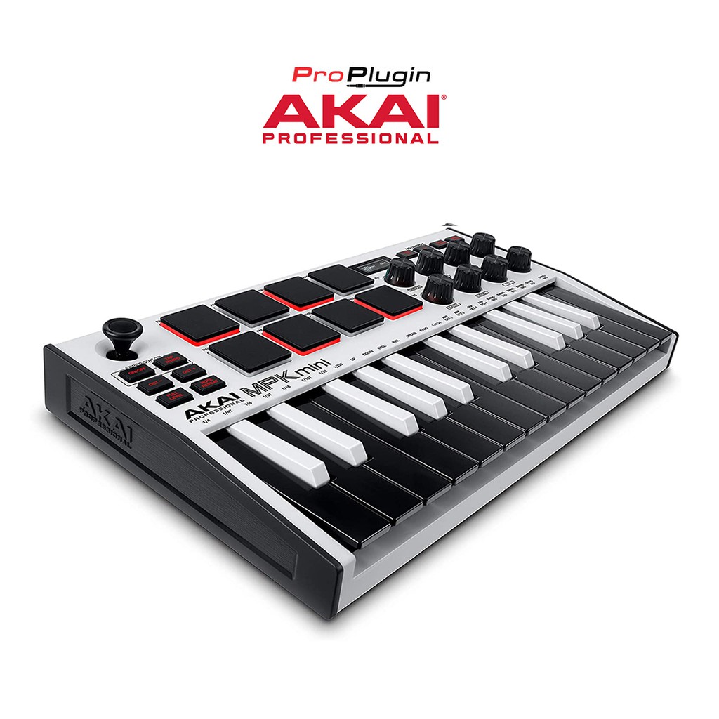 AKAI MPK Mini Mk3 มิดี้คอนโทรลเลอร์ รุ่นใหม่ล่าสุด 25 Key MIDI Keyboard Controller รองรับ Mac ...