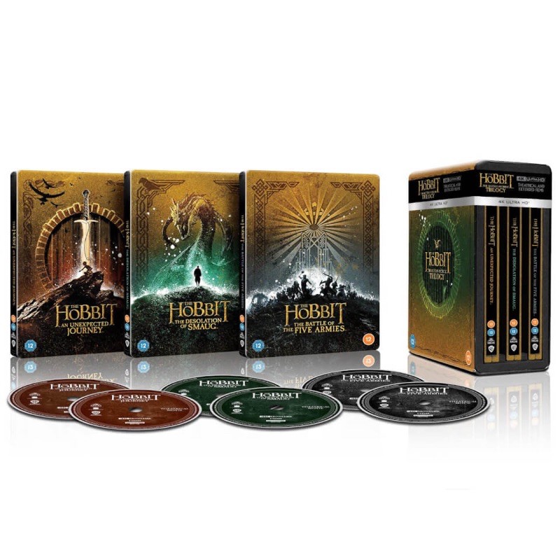 Pre-Order-ราคาพิเศษ The Hobbit Trilogy - Limited Edition 4K Ultra HD Steelbook Collection ...