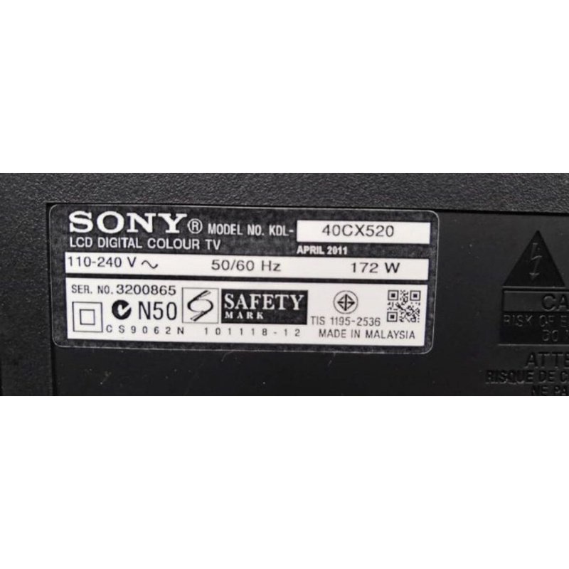 Sony kdl-40CX520 Tcon Board 7zMd - bm_cljdbqj - ThaiPick