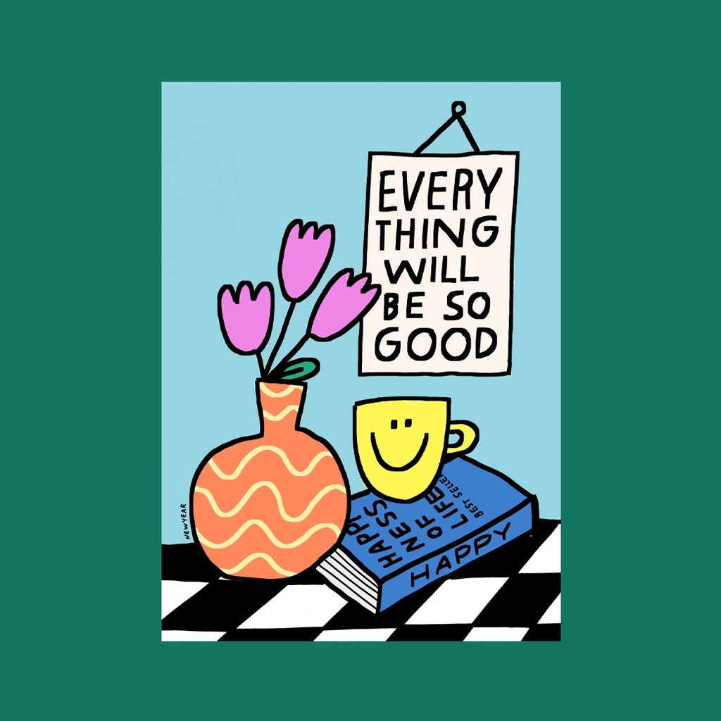 (Nyyydesign) will be good postcard InStyle โปสการ์ด | Shopee Thailand