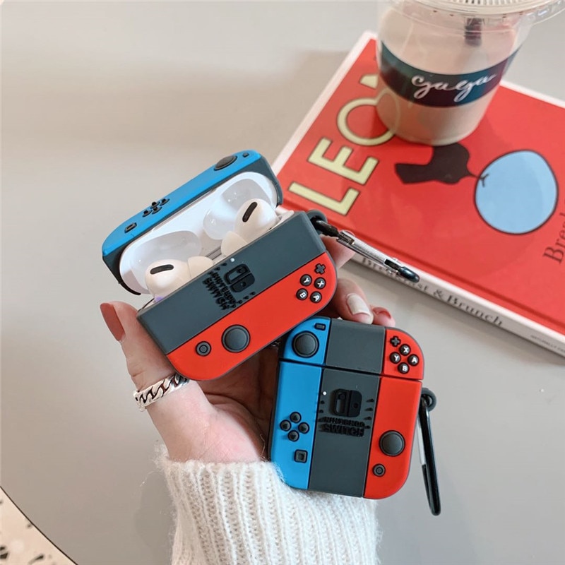 ღღ【COD 】3D Game console case For airpods 1 2 pro charging box silicone ...