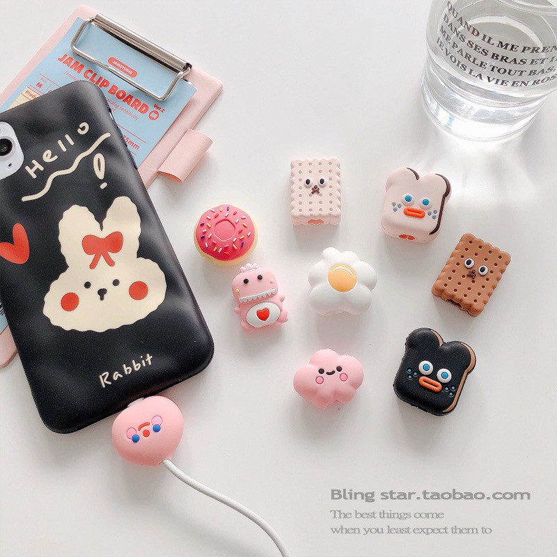 cable bite ที่กันสายหักลายการ์ตูนfor iPAndroidusb-c - zmmobile - ThaiPick